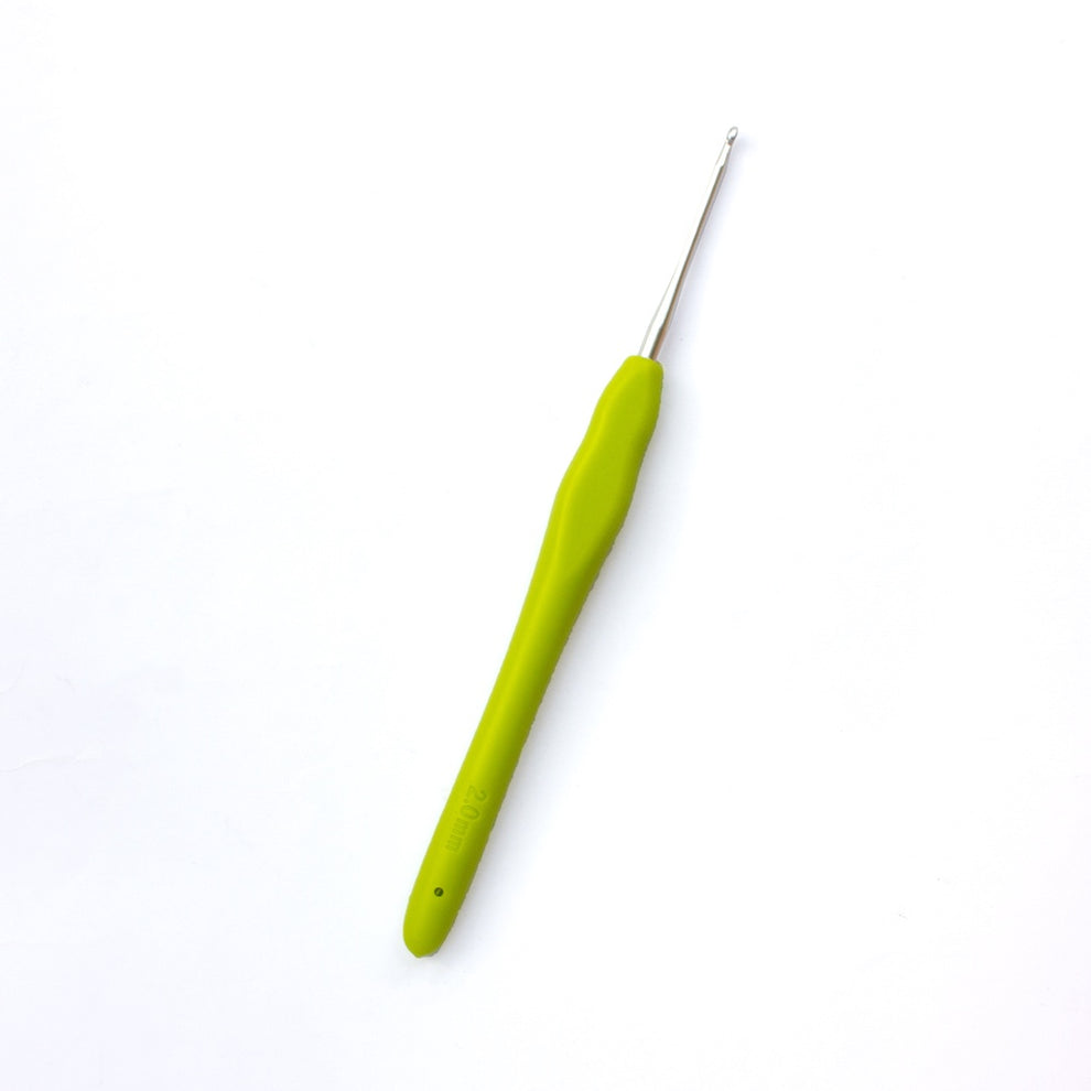 Ergonomic Colorful Crochet Hook Hooks with Rubber / SIlicon Silicone S ...