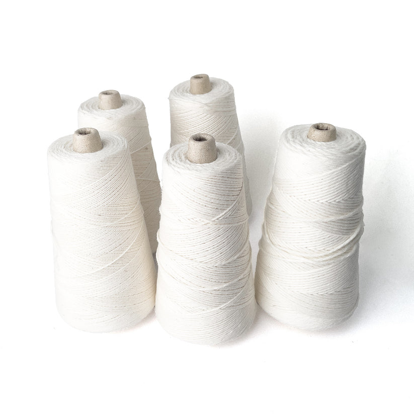 Monaco Crochet Cotton Polyester Natural Undyed Yarn Thread Twine 3ply ...